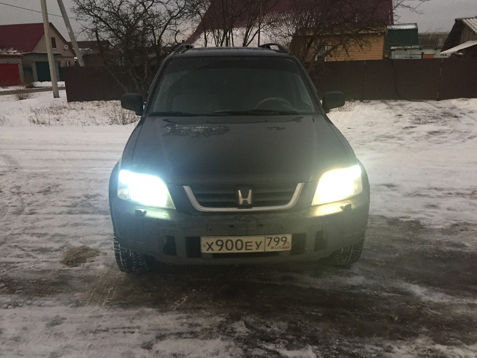 LED-лампы в ближний/дальний свет. Печальный опыт. — Honda CR-V (RD1/RD2), 2 л, 1997 года ...