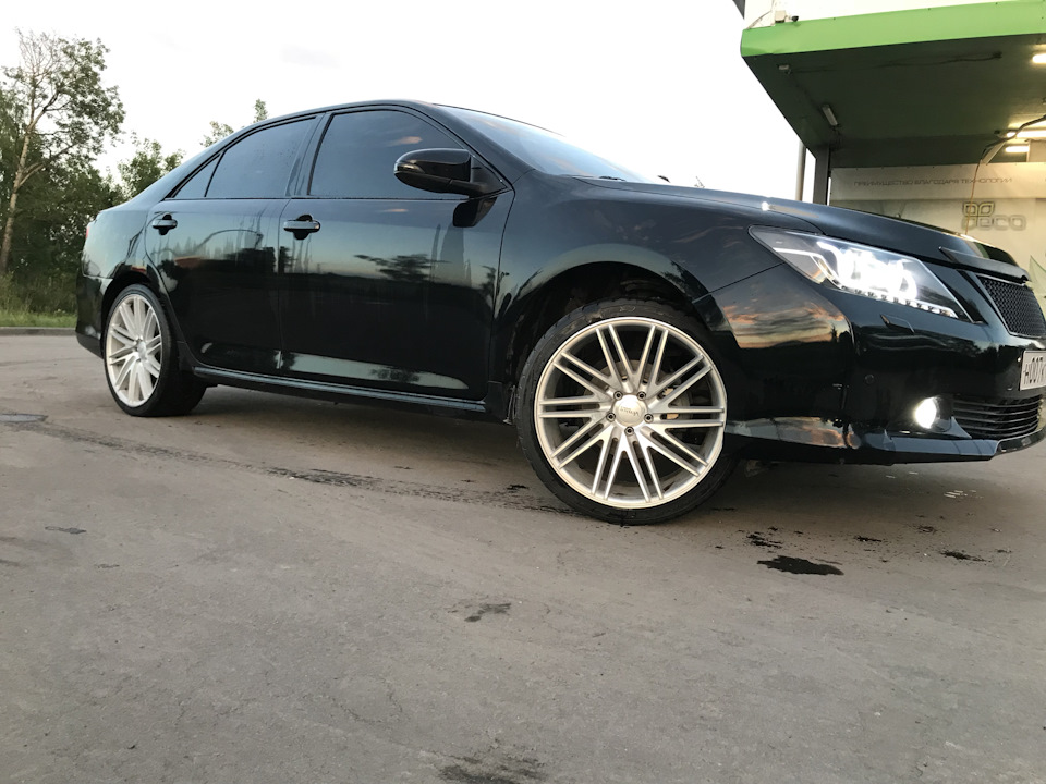 Поставил новые колеса — Toyota Camry (XV50), 2 л, 2014 года | колёсные ...