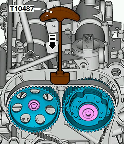 Проверка меток ремня газораспределительного механизма (ГРМ) на ...