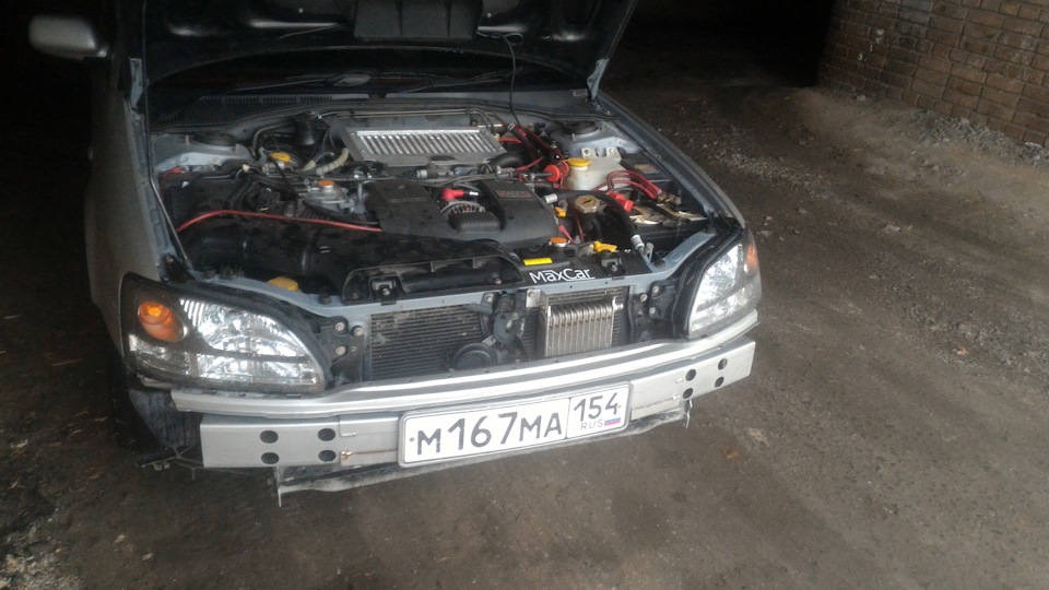 Маслокуллер — Subaru B4 (BE), 2 л, 2000 года | тюнинг | DRIVE2