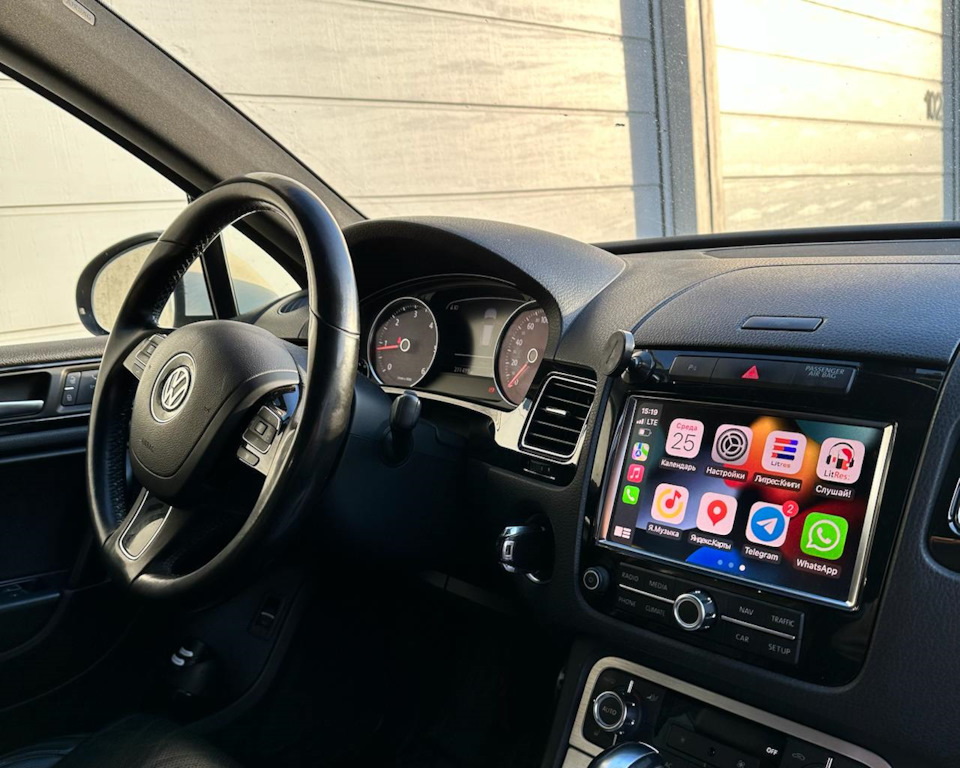 CARPLAY для всеми любимого Volkswagen Touareg NF — VAG TRADE на DRIVE2