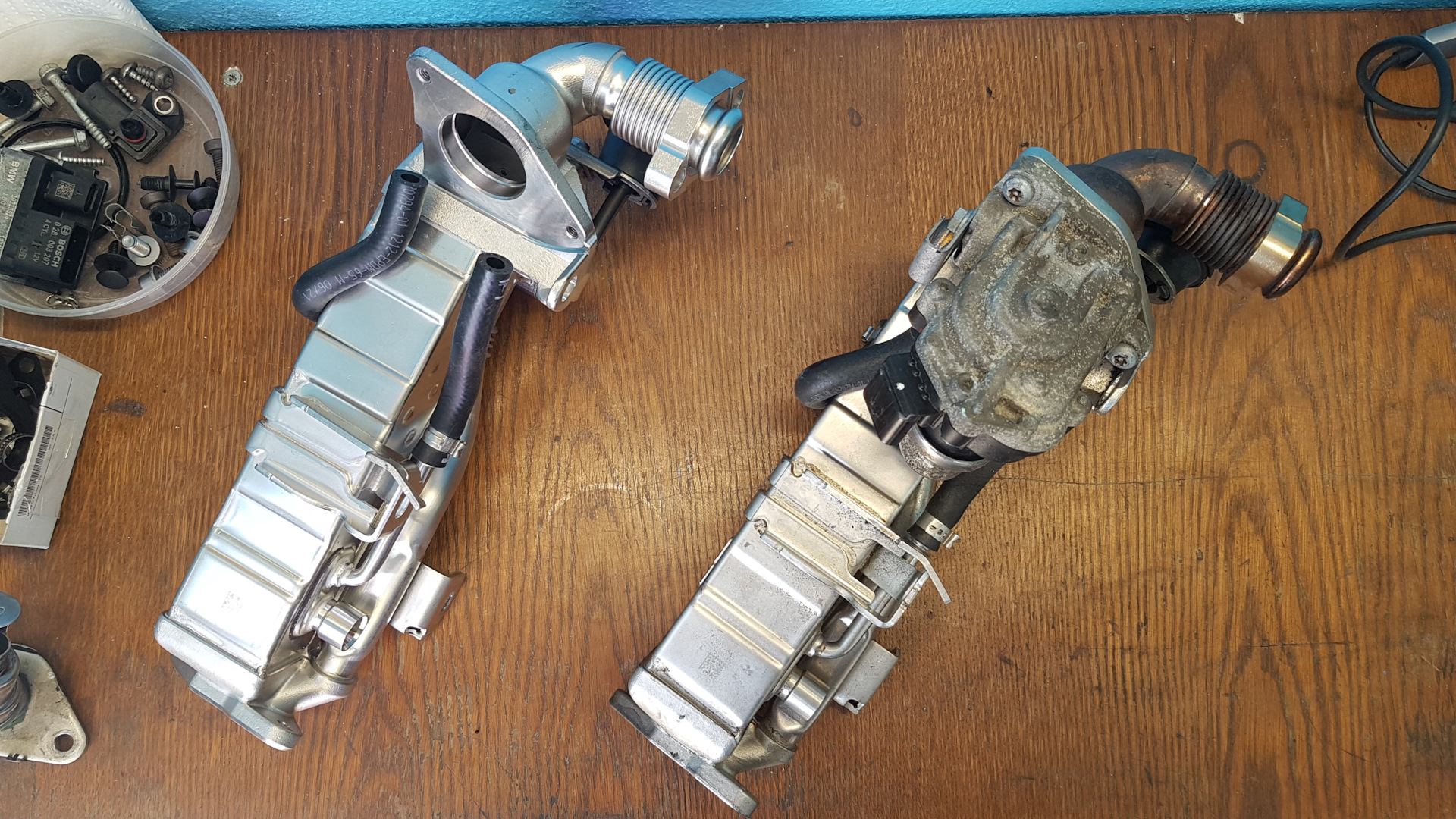 #3 Самостоятельная замена EGR и чистка впускного коллектора [B47D20 ...