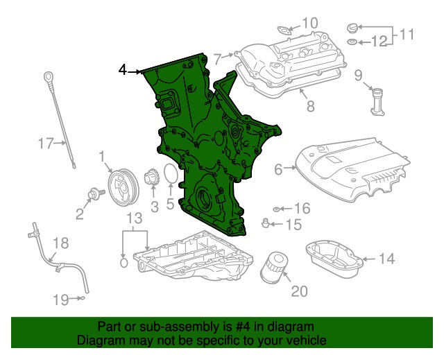 1131031012 Крышка привода ГРМ TOYOTA LEXUS | Запчасти на DRIVE2