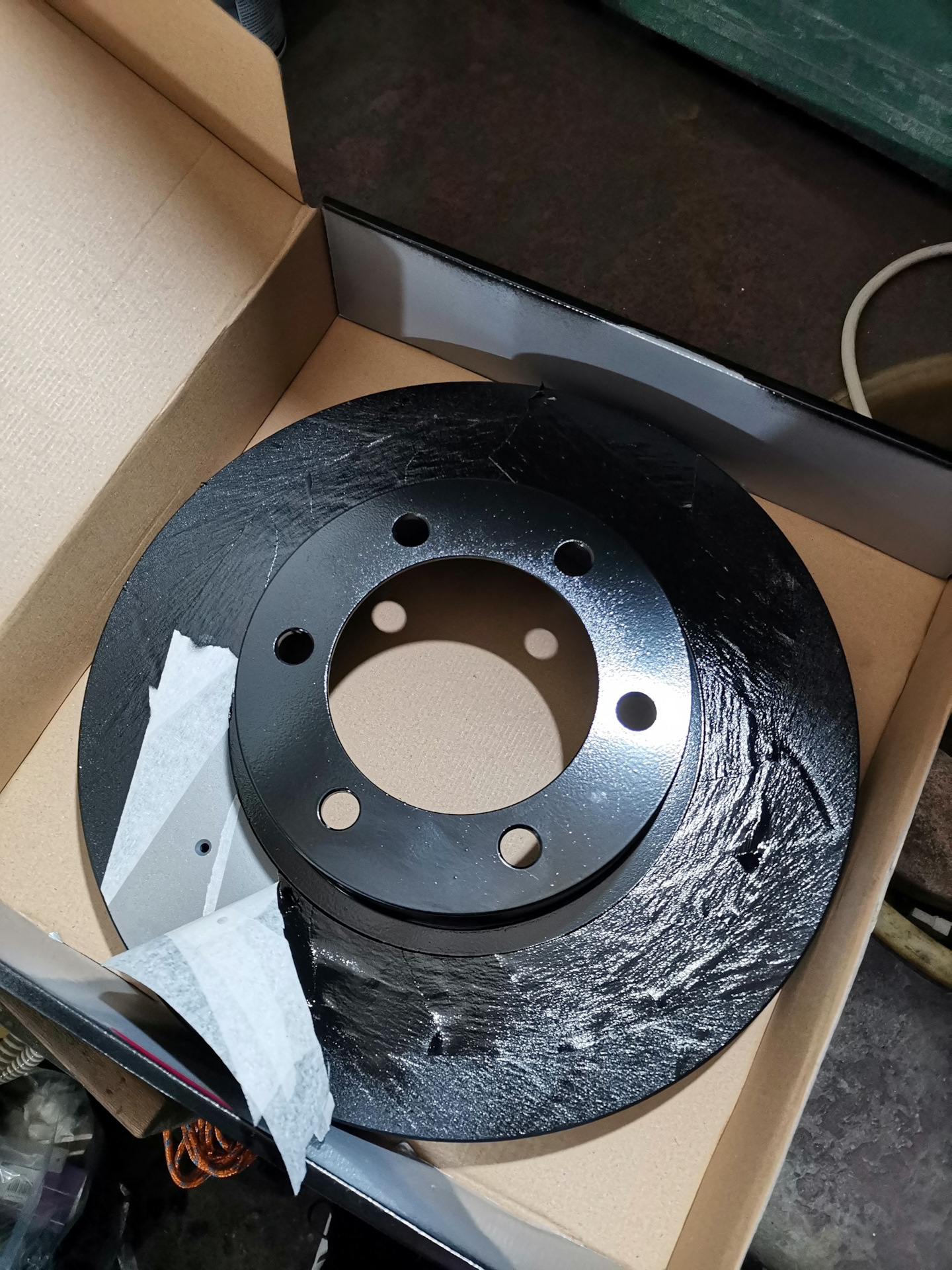 Новые тормозные диски — Toyota Hilux Surf (4G), 3,4 л, 2003 года ...