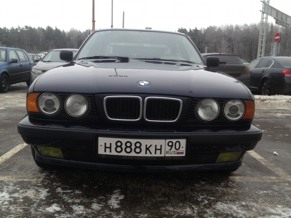 #7 Фото BMW 5 series OrientBlau Metallic MT — BMW 5 series (E34), 2,5 л ...