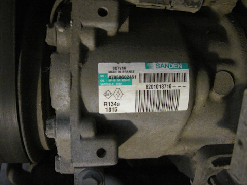 8201018716 Компрессор кондиционера RENAULT | Запчасти на DRIVE2
