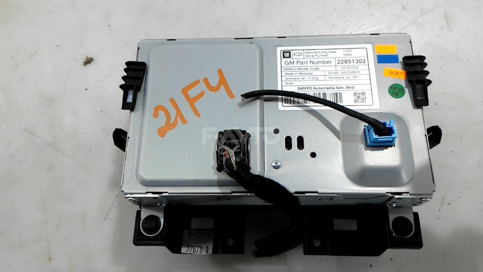 22851302 Дисплей информационный бензин автомат седан GM | Запчасти на ...