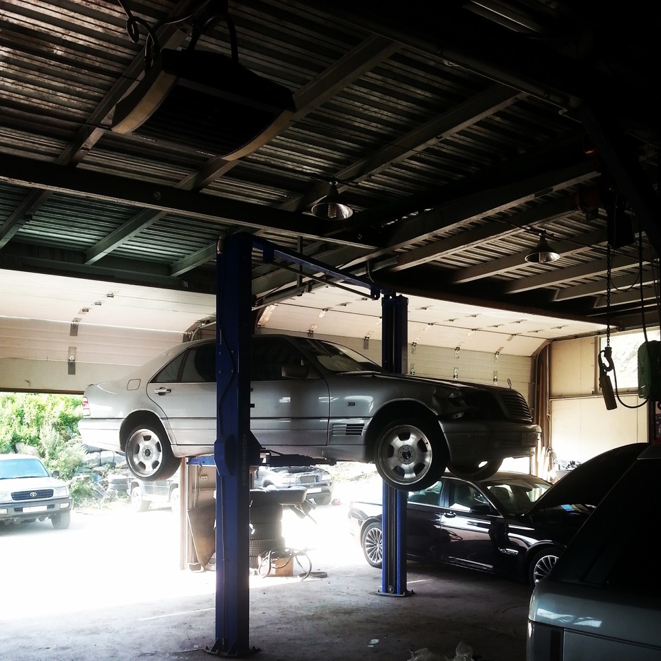 Подъемник и диагноз кабана) — Mercedes-Benz S-Class (W140), 5 л, 1996 ...