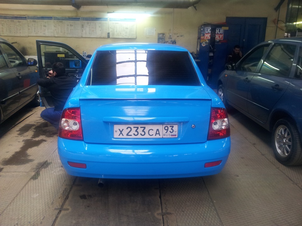 Лип спойлер, быть или не быть?бж№2 — Lada Приора седан, 1,6 л, 2007 ...