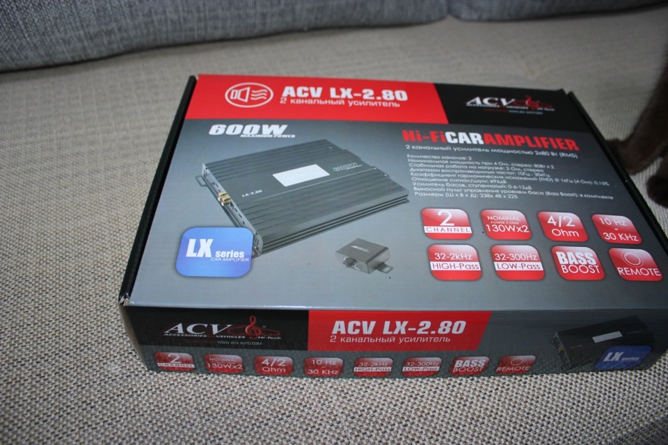 Усилок ACV LX 2.80 — Mercedes-Benz S-Class (W140), 2,8 л, 1996 года | автозвук | DRIVE2