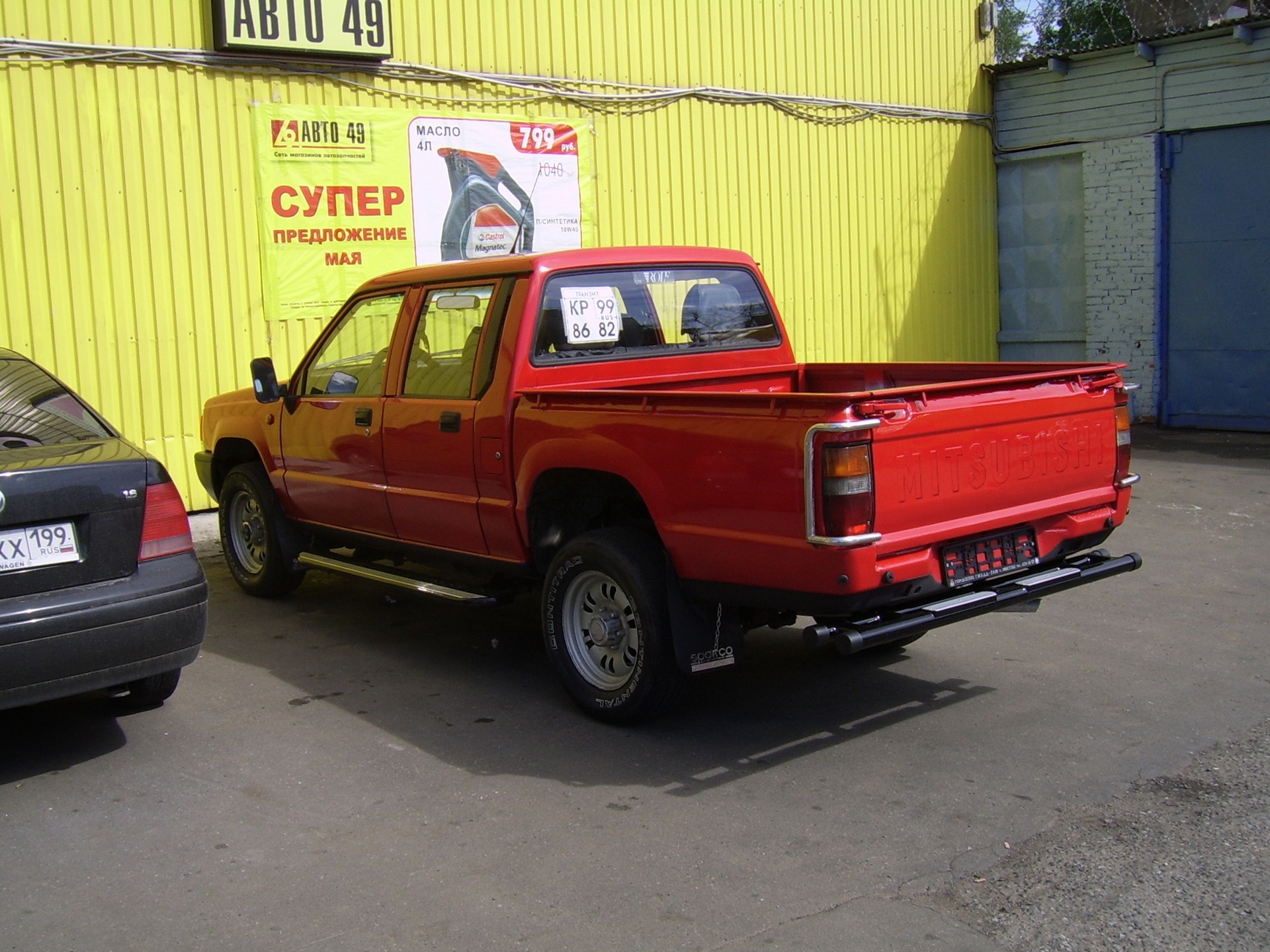 Подножки (финал) — Mitsubishi L200 (3G), 2,5 л., 1995 года | тюнинг ...