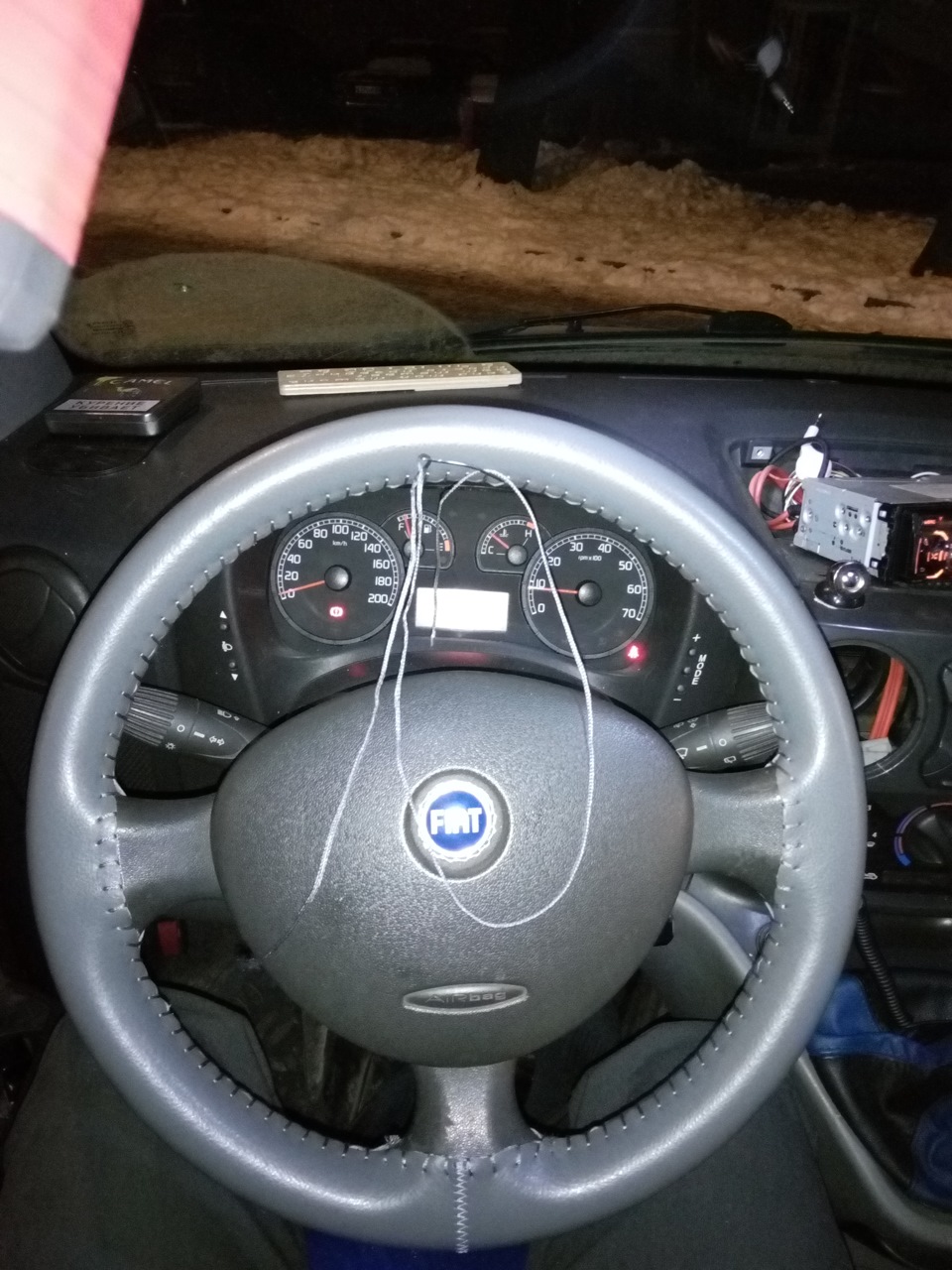 оплётка на руль из китая — FIAT Doblo (1G), 1,3 л, 2007 года ...