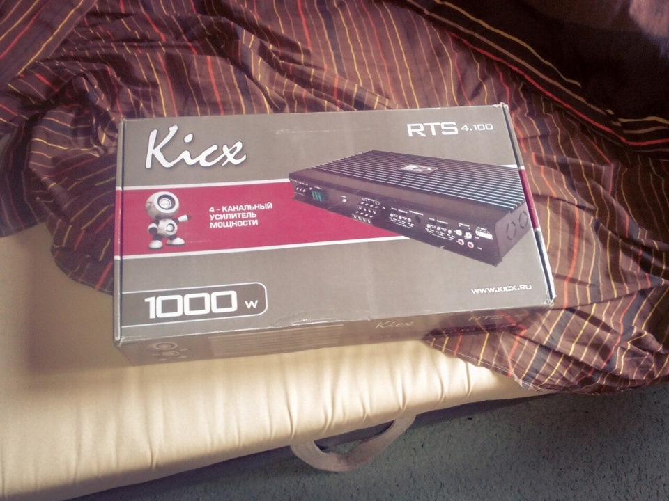 Прикупил усилок kicx rts 4.100 — Lada 2113, 1,6 л, 2011 года | автозвук | DRIVE2