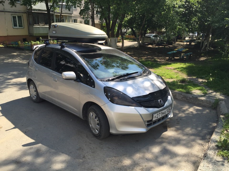 Колпак на крышу .на моря😄😄😄 — Honda Fit (2G), 2011 года | аксессуары ...
