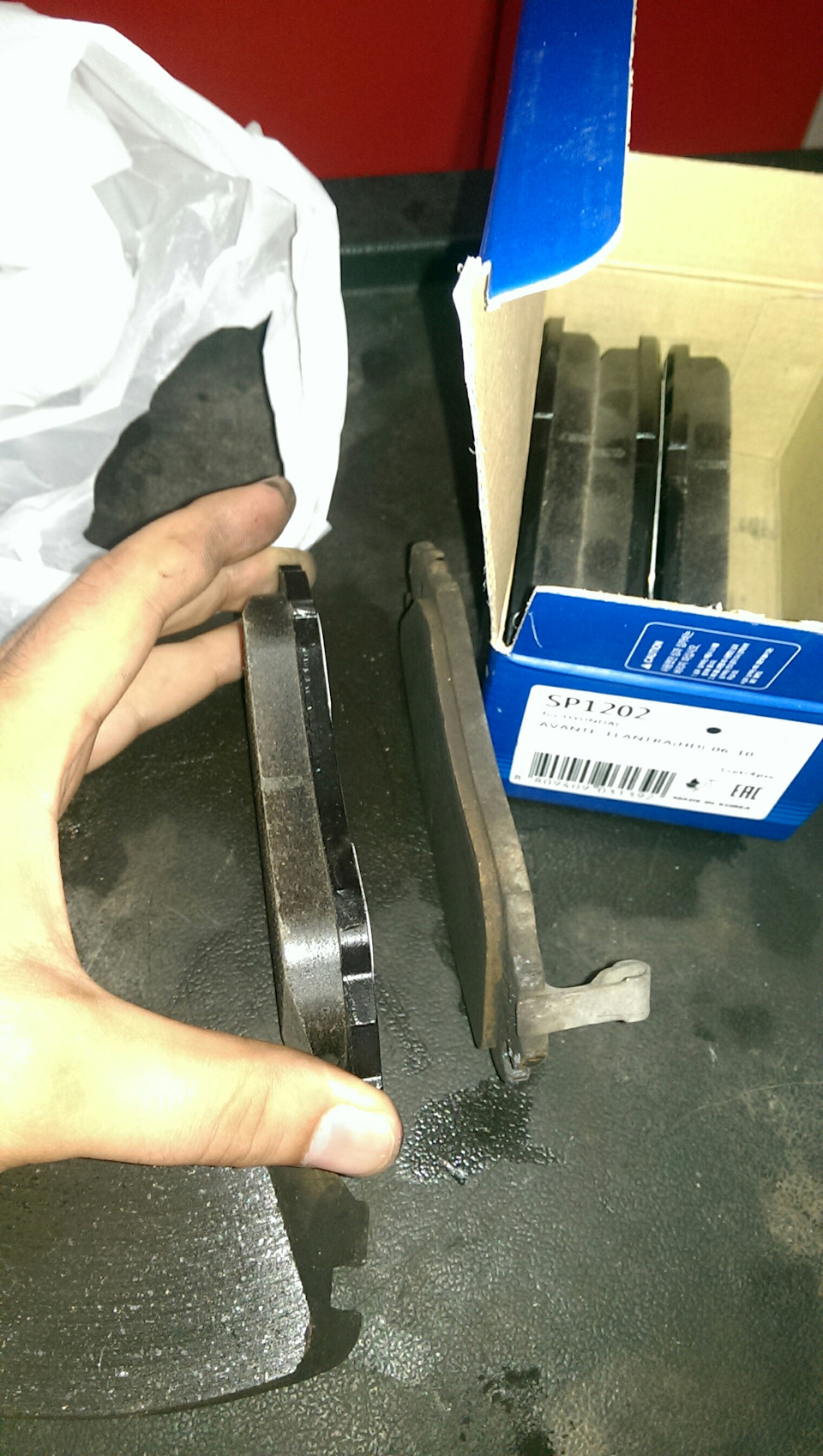 SP1202 Комплект передних тормозных ко… SANGSIN | Запчасти на DRIVE2