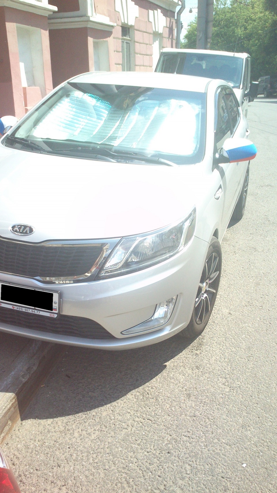 боковые зеркала — KIA Rio 5-door (3G), 1,6 л, 2012 года | аксессуары ...