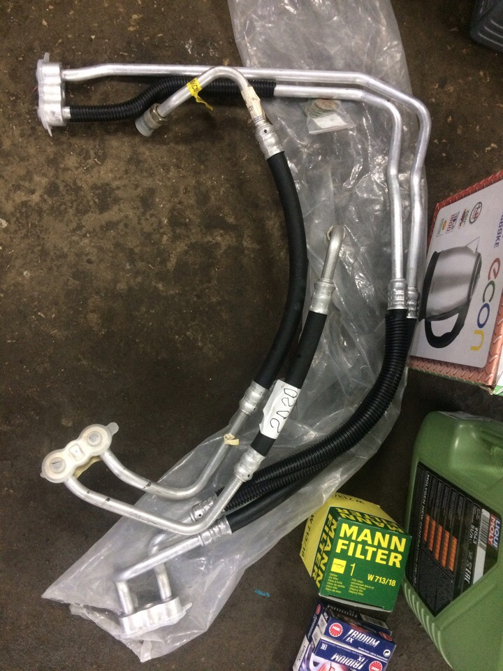 Замена масляных шлангов двигуна. — Chevrolet Blazer (S-10), 4,3 л, 1992 ...