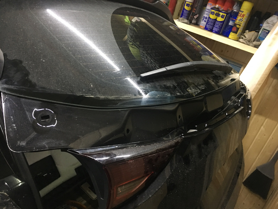 Установка камеры на CX-5 new Incar MZ VDC-007 ! — Mazda CX-5 (2G), 2 л ...