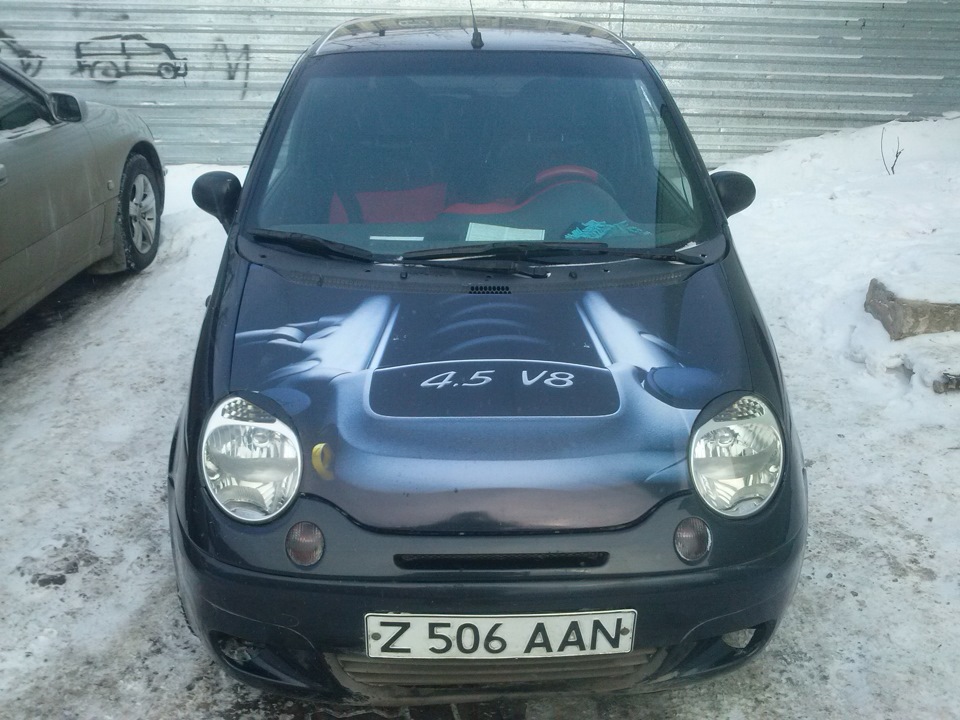 V8 в матиз — Daewoo Matiz (M100/M150), 4,5 л, 2011 года | стайлинг | DRIVE2