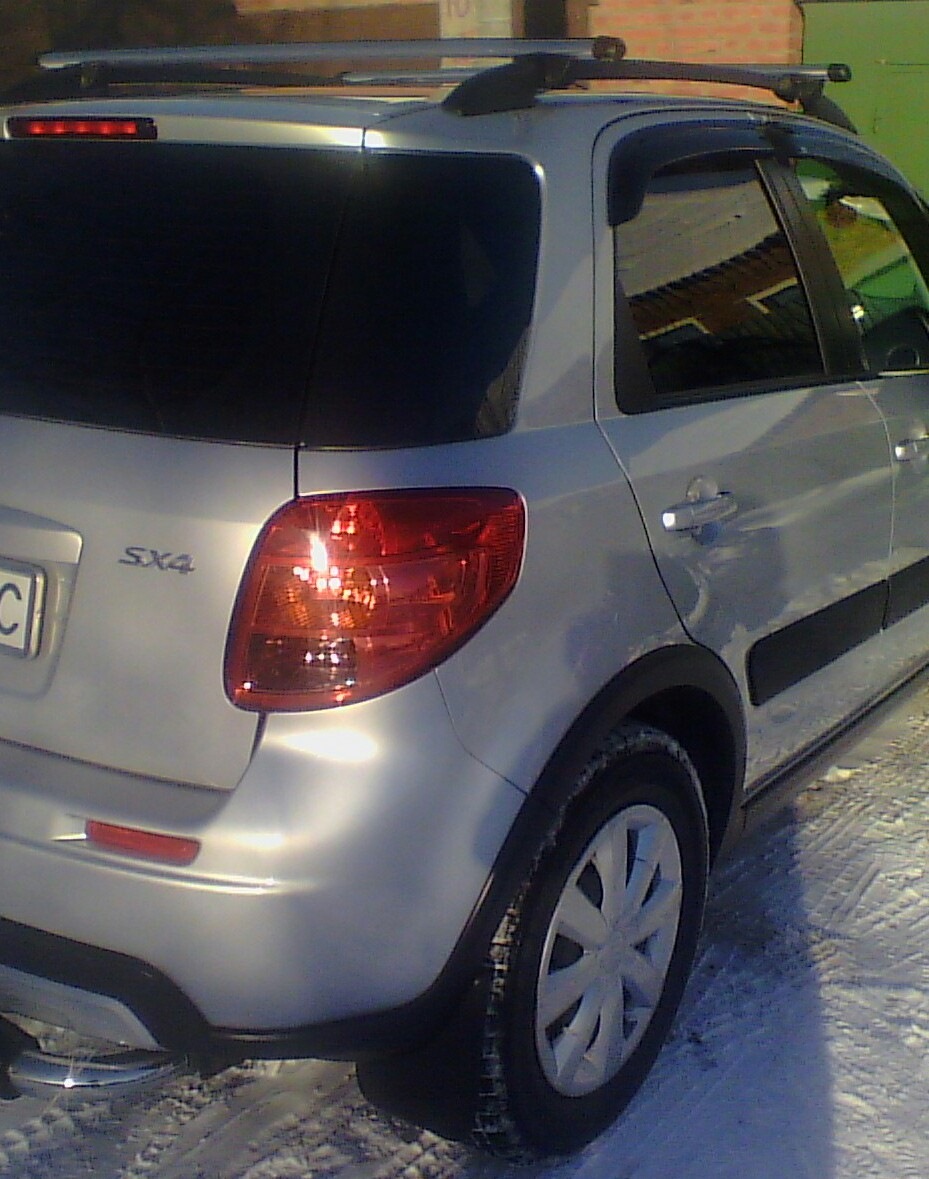 бюджетный багажник — Suzuki SX4 (1G), 1,6 л, 2013 года | аксессуары ...