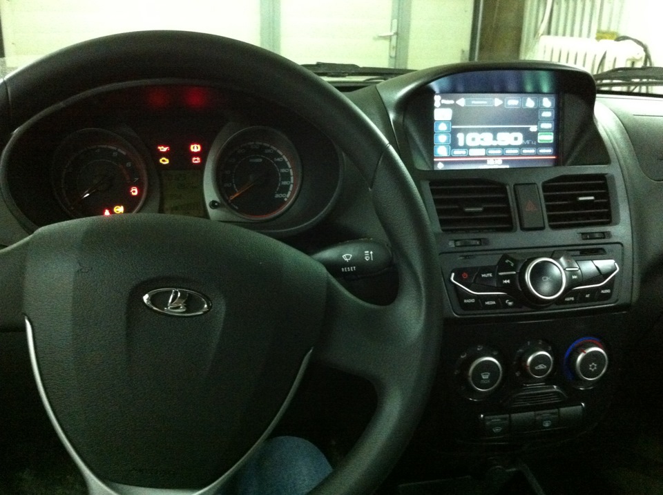 Фото салона. — Lada Калина Хэтчбек (2G), 1,6 л, 2014 года | фотография | DRIVE2