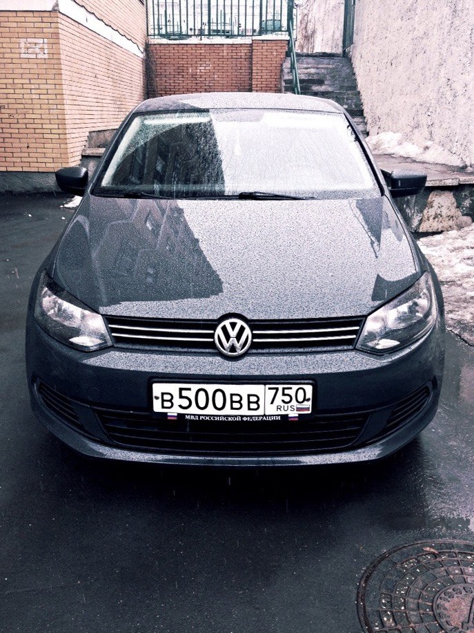 Поменял Масло, колодки задние, помылся)) — Volkswagen Polo Sedan, 1,6 л ...