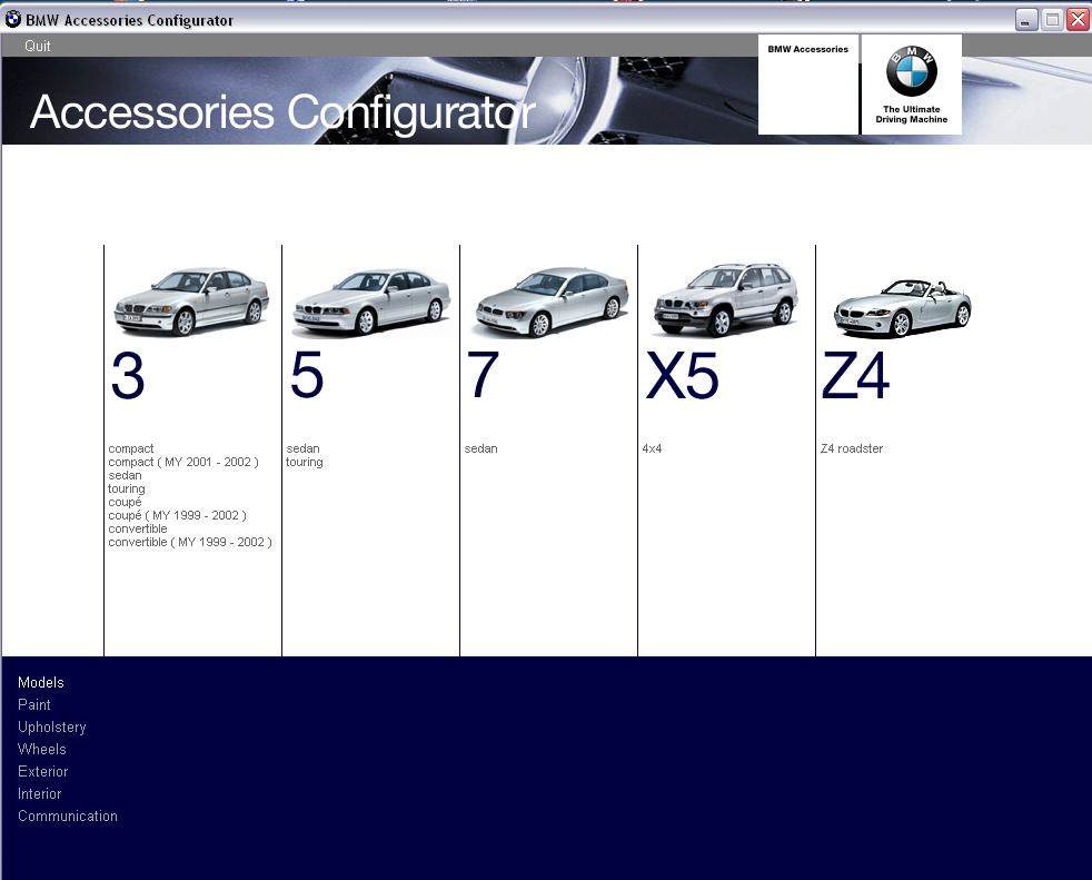 Кто хочет поиграться с опциями авто диллерский конфигуратор BMW e46 e39 ...