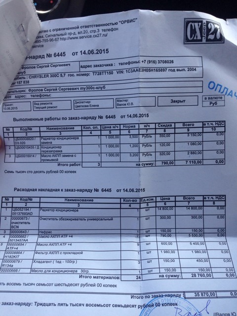 5013457AA МАСЛО ДЛЯ АКПП ATF+4 0.946ML/OIL TRANSMISSION ATF+4 0.946L ...