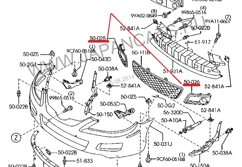 накладки ПТФ — Mazda 6 MPS, 2,3 л, 2006 года | запчасти | DRIVE2