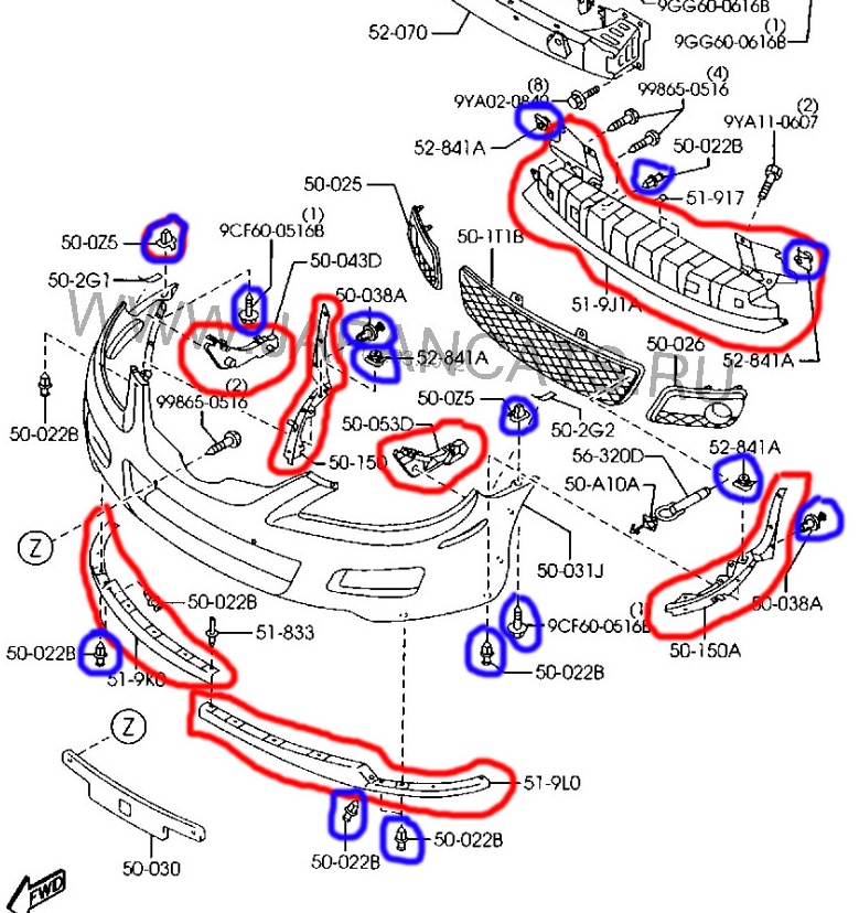 Ремонт бампера ч.1 — Mazda 6 MPS, 2,3 л, 2011 года | кузовной ремонт ...