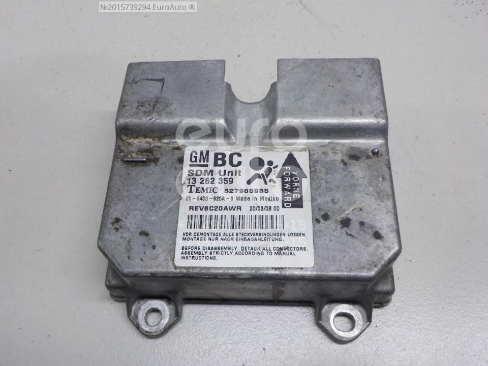 13367438 Блок управления подушками безопасности Opel Corsa GM ...