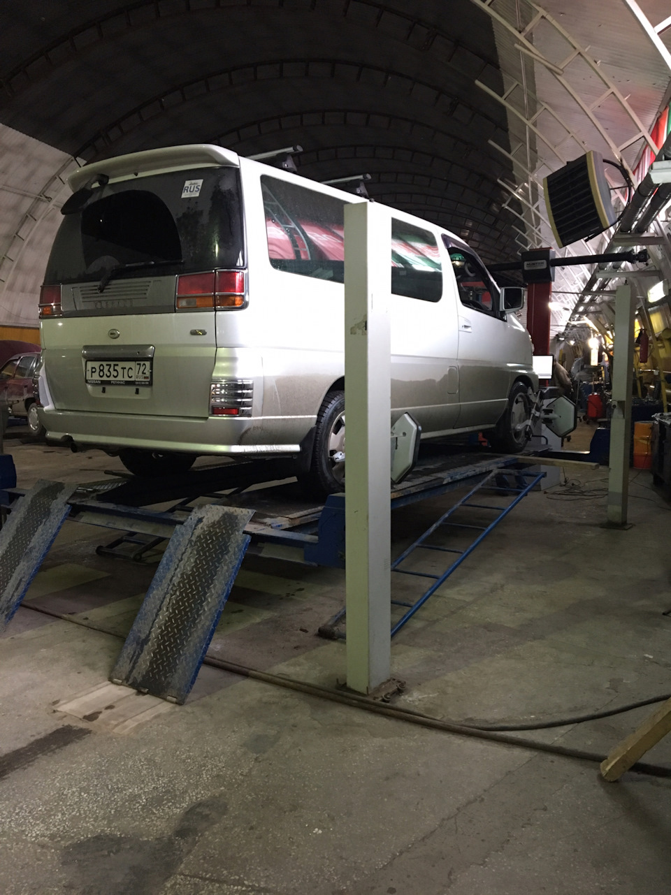 Развал/схождение. Точнее схождение! — Nissan Elgrand (E50), 3,2 л, 1998 года | визит на сервис ...