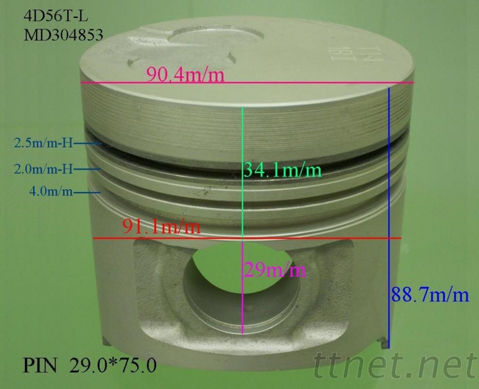 MD304853 Поршень для двигателя D4BH Mitsubishi | Запчасти на DRIVE2