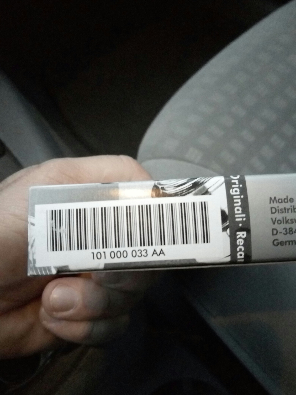 101000033AA СВЕЧА ЗАЖИГАНИЯ/ZUENDKERZE VAG | Запчасти на DRIVE2