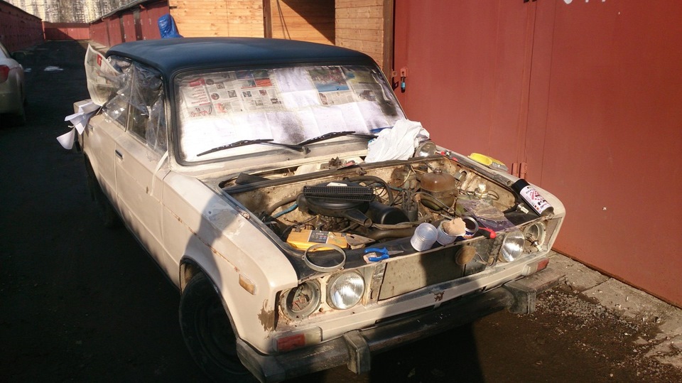 Совенок на солнышке, завершение крышы и кузовных работ — Lada 21065, 1 ...