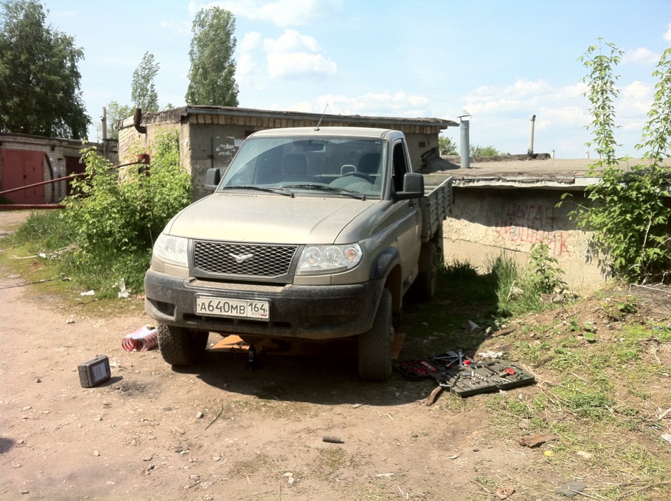 Фобос +30 получилось круто но + 70 — УАЗ Cargo, 2,7 л, 2014 года ...