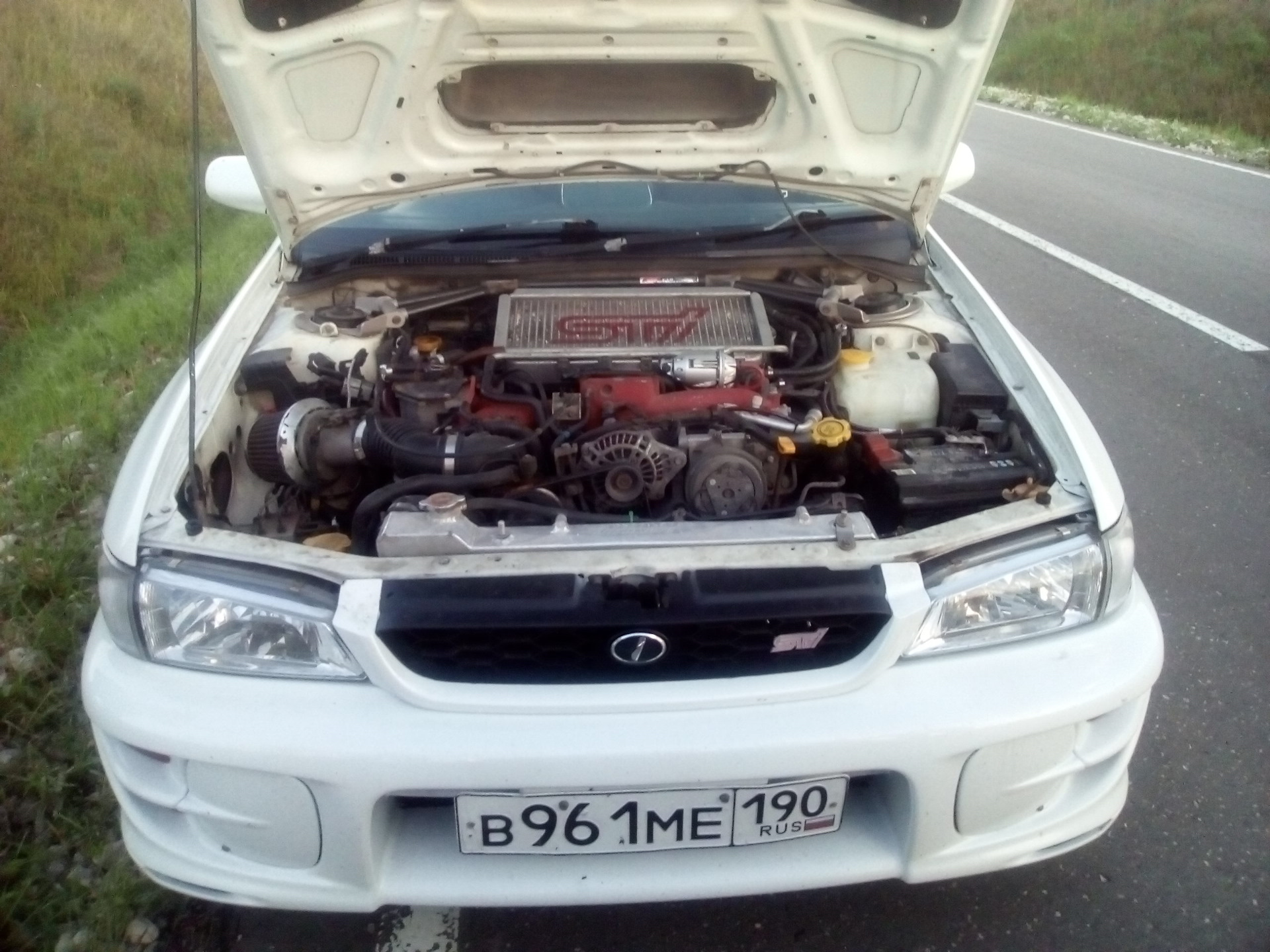 Героически погиб мотор(( — Subaru Impreza WRX STI (GC), 2 л, 1998 года ...