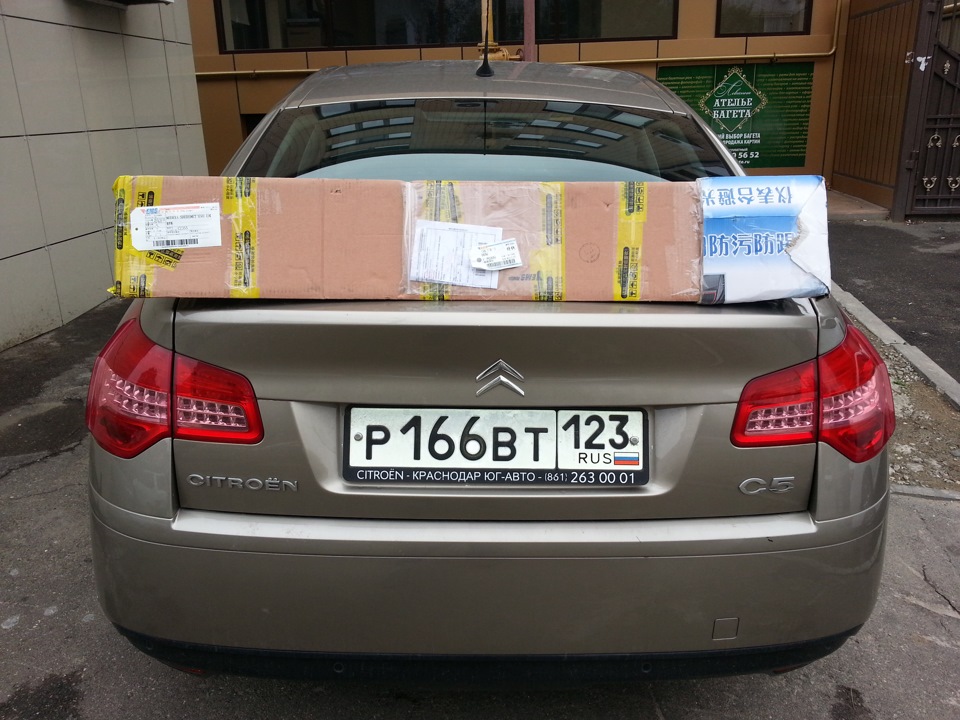 Дёшего и сердито: накладки на багажник (обнавлено) — Citroen C5 (2G), 2 ...