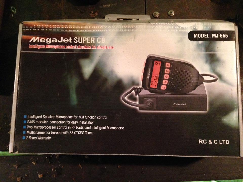 Рация MegaJet MJ-555 — Opel Astra J, 1,6 л, 2013 года | аксессуары | DRIVE2