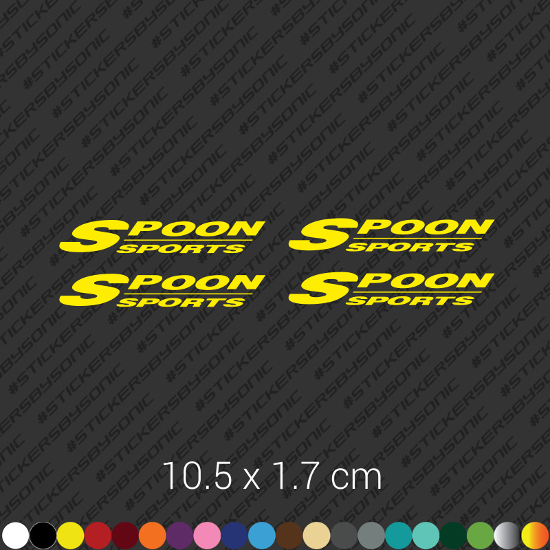 Комплект наклеек Spoon Sports для дисков — Stickers by Sonic на DRIVE2