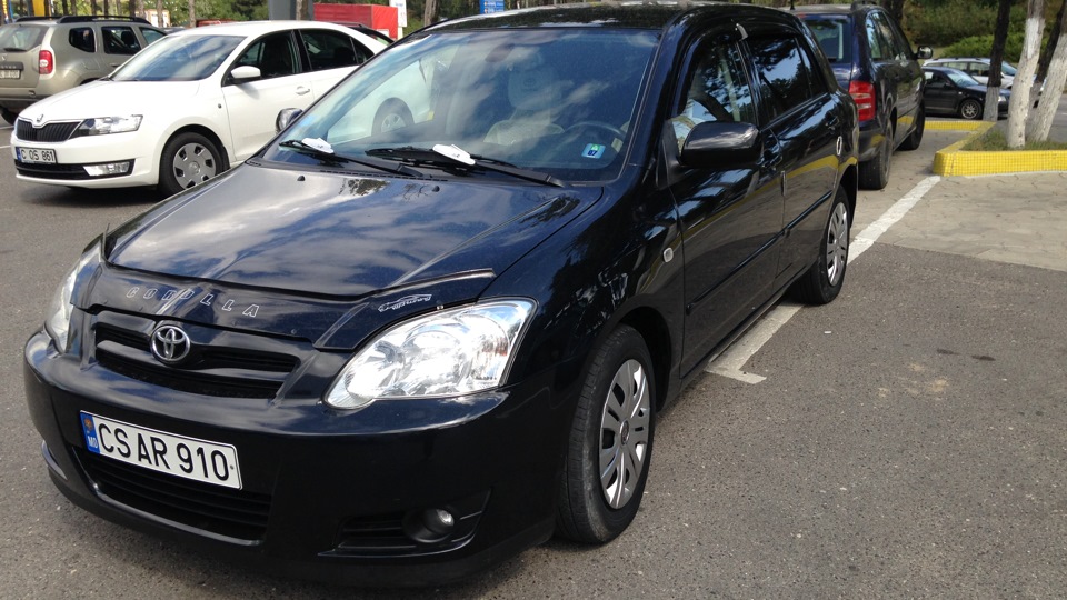 Toyota Corolla (120) 1.4 дизельный 2006 | Чёрная 1.4 D4D turbo на DRIVE2