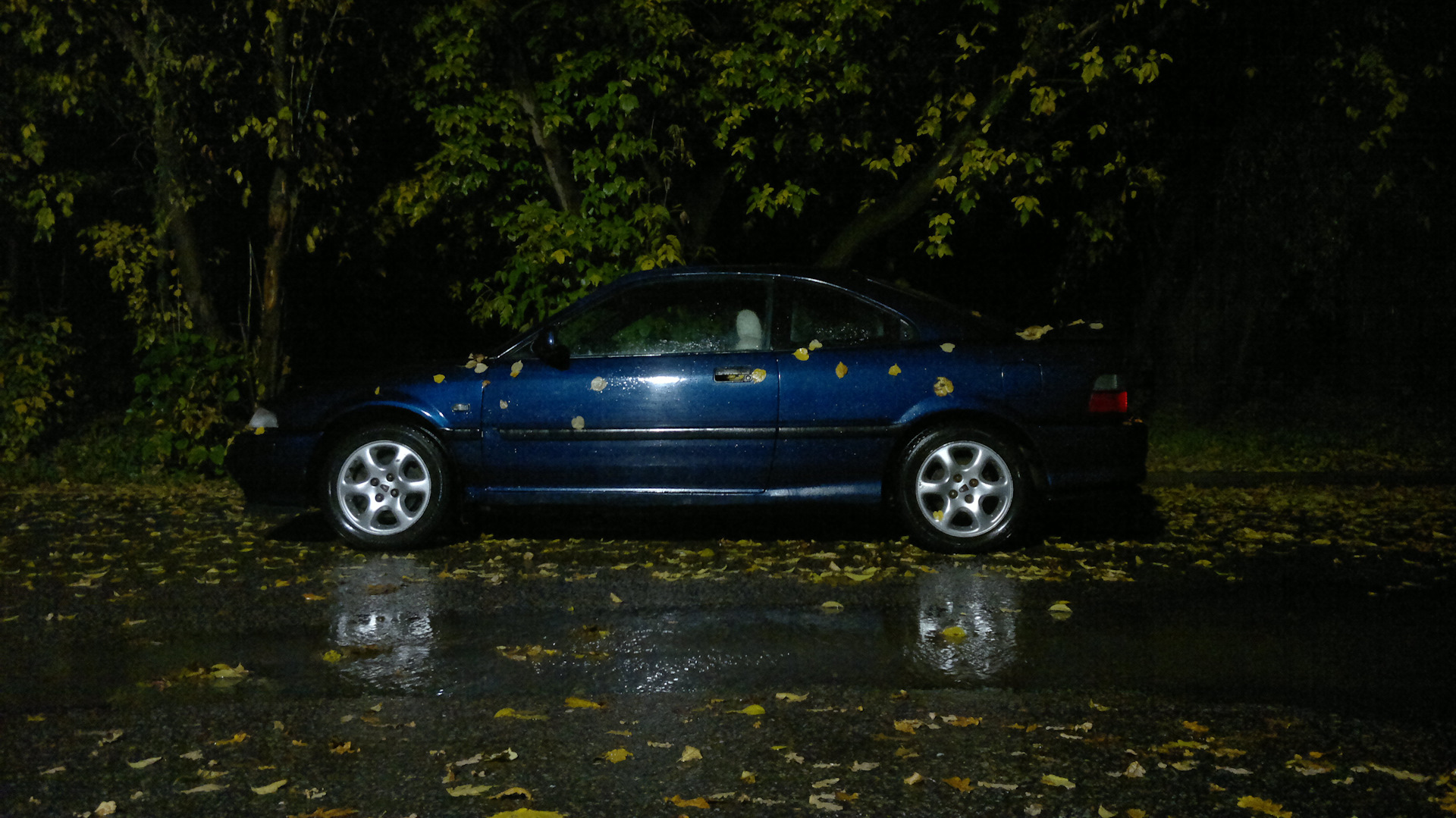 Ночь, свободное время. — Rover 200 Coupe, 2 л, 1994 года | фотография ...
