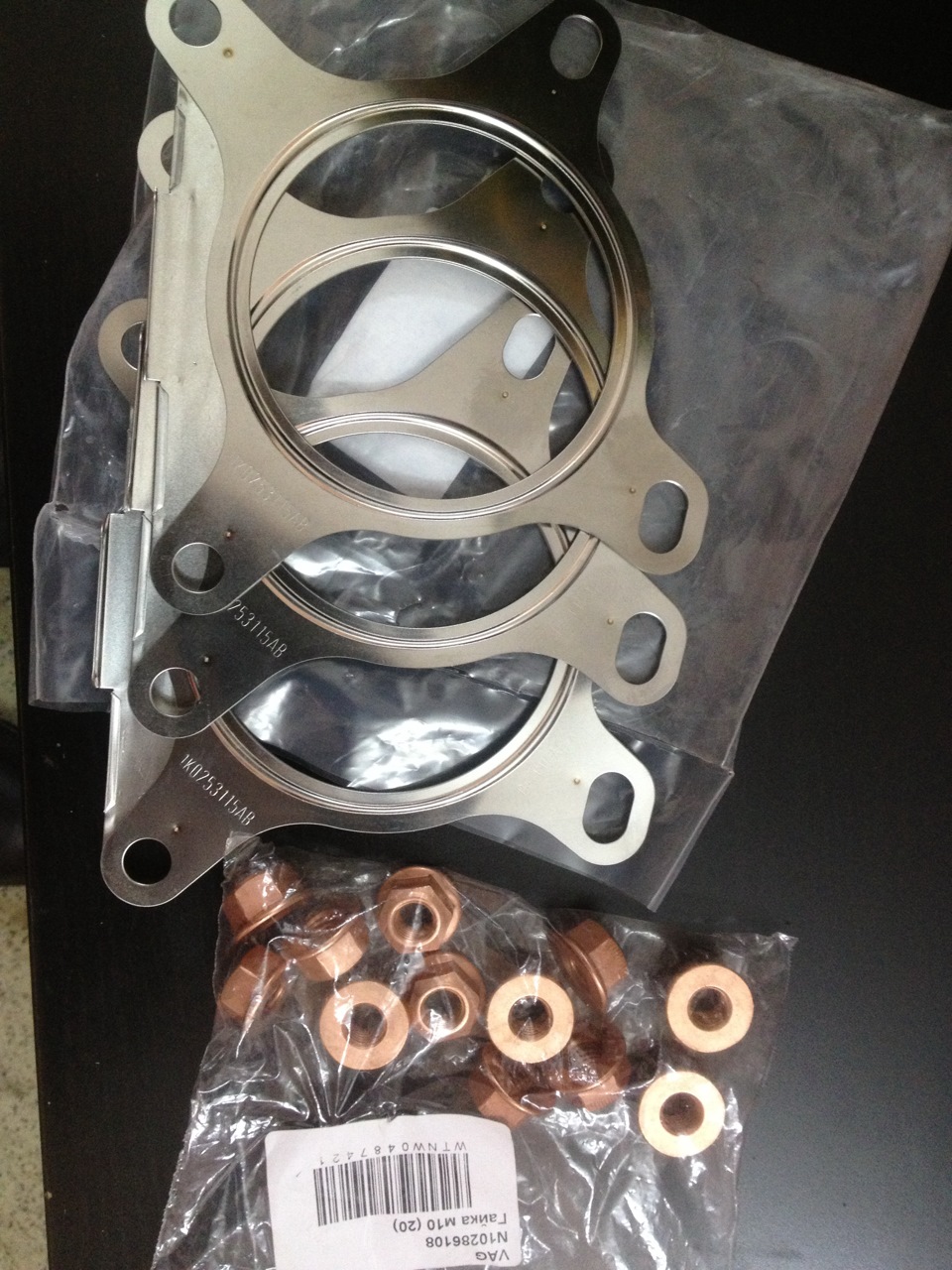 Установка безкатового даунпайпа RUD — Skoda Octavia A5 Mk2, 1,8 л, 2012 ...