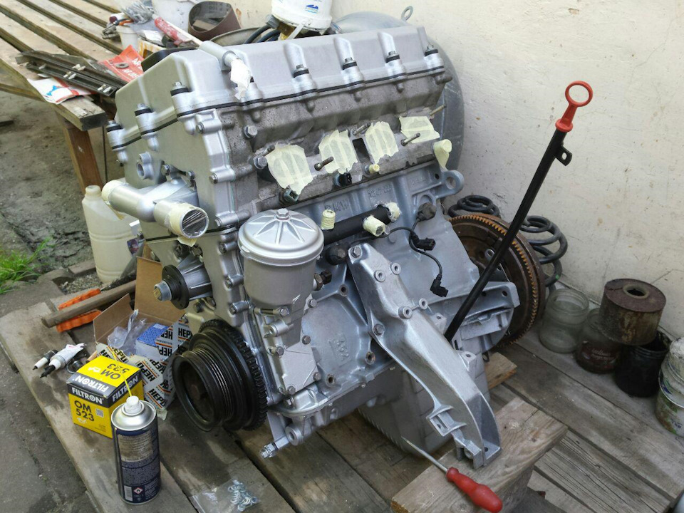 Маленький мотор. 5 часть. Финал сборки M42B18. — BMW 3 series Coupe ...