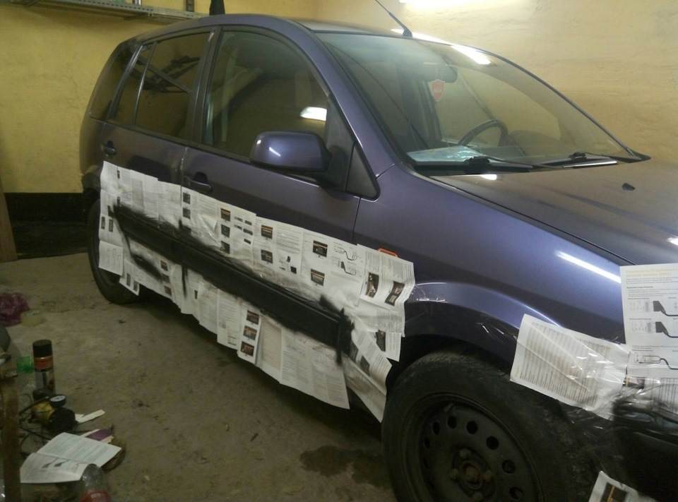 Блэк эдишн :) — Ford Fusion, 1,6 л, 2006 года | стайлинг | DRIVE2