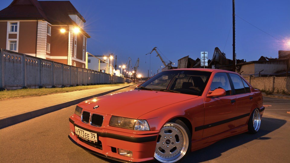 Специально для ******BMW CLUB Kaliningrad ****** Автоковрики "Фортуна" для BMW E36 (Red Ruby ...