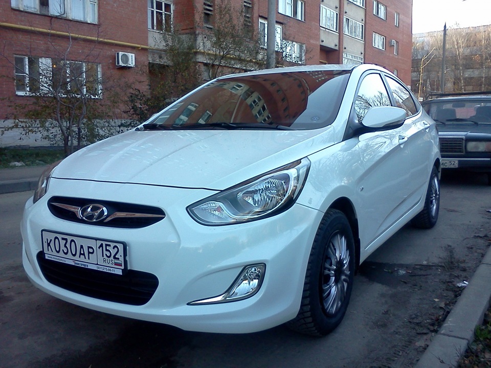 Готовимся к зиме — Hyundai Solaris (1G), 1,6 л, 2012 года | шины | DRIVE2