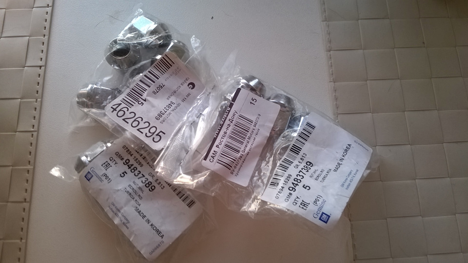 079 Гайка закрытая конус 19 ключ GM 94837389. ч.2 — Ravon R2, 1,2 л ...