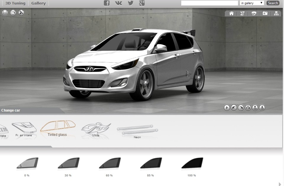 Немного виртуала … — Hyundai Solaris Hatchback, 1,6 л, 2012 года ...