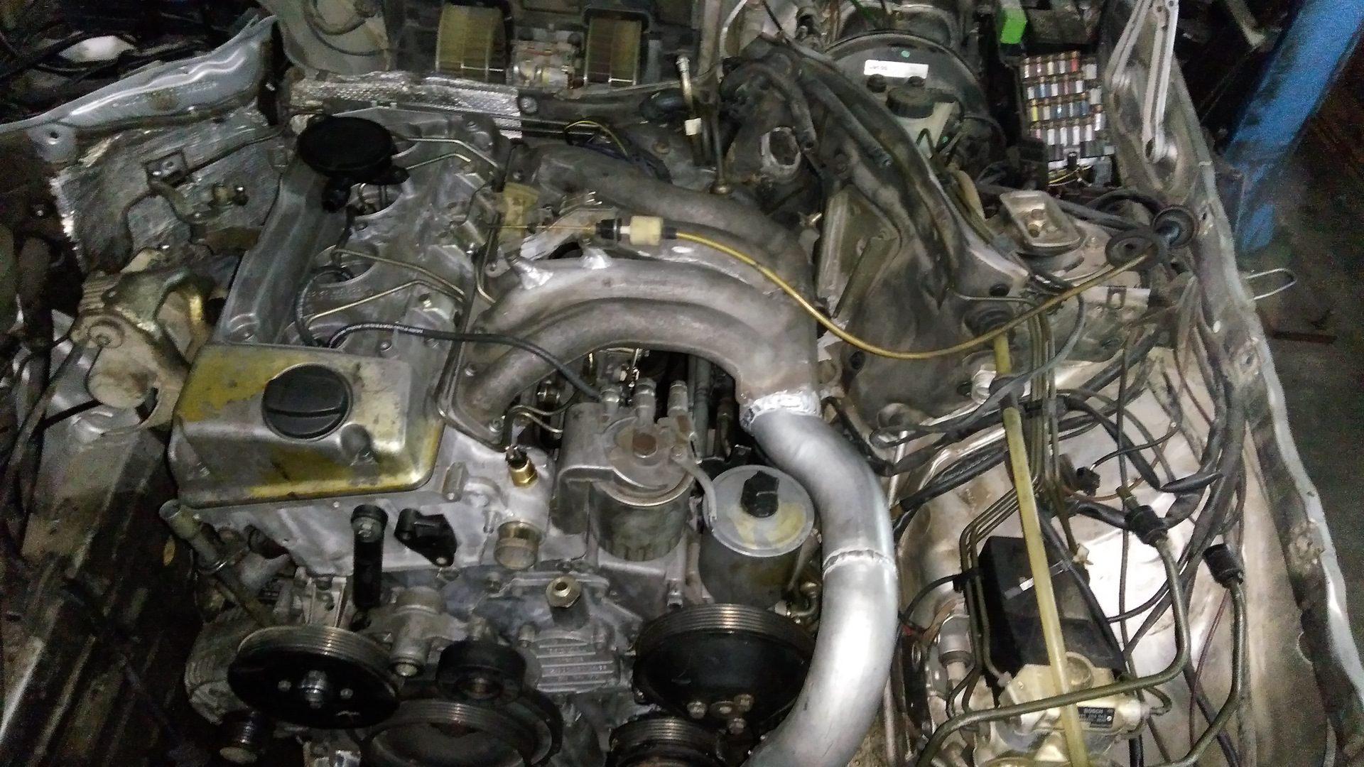 [OM604.963] Мотор на своём месте — Mercedes-Benz E-class (W124), 2 л ...